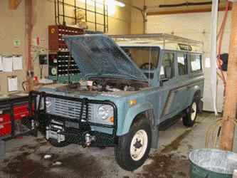 Defender 110 Wagon conversion to EFI